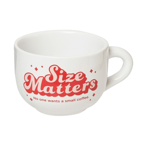 Size Matters Cappuccino Mug – Transpac Brands