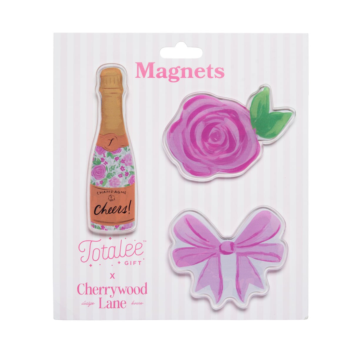 Coquette Shaped Acrylic Fridge Magnets S/3 – Transpac Brands