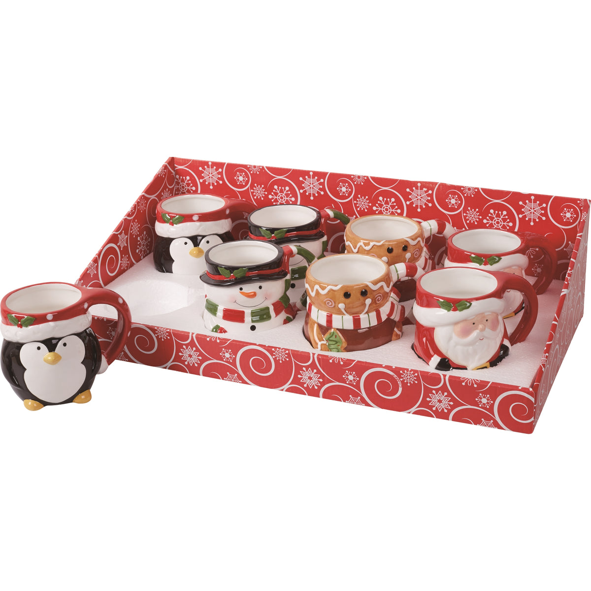 Dol Christmas Character Mug w/Display S/8 – Transpac Brands