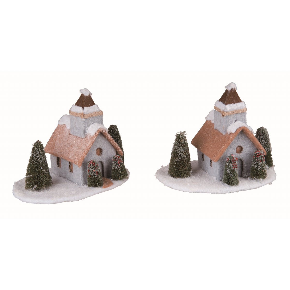 Styro Holiday Church 2 Asst – Transpac Brands