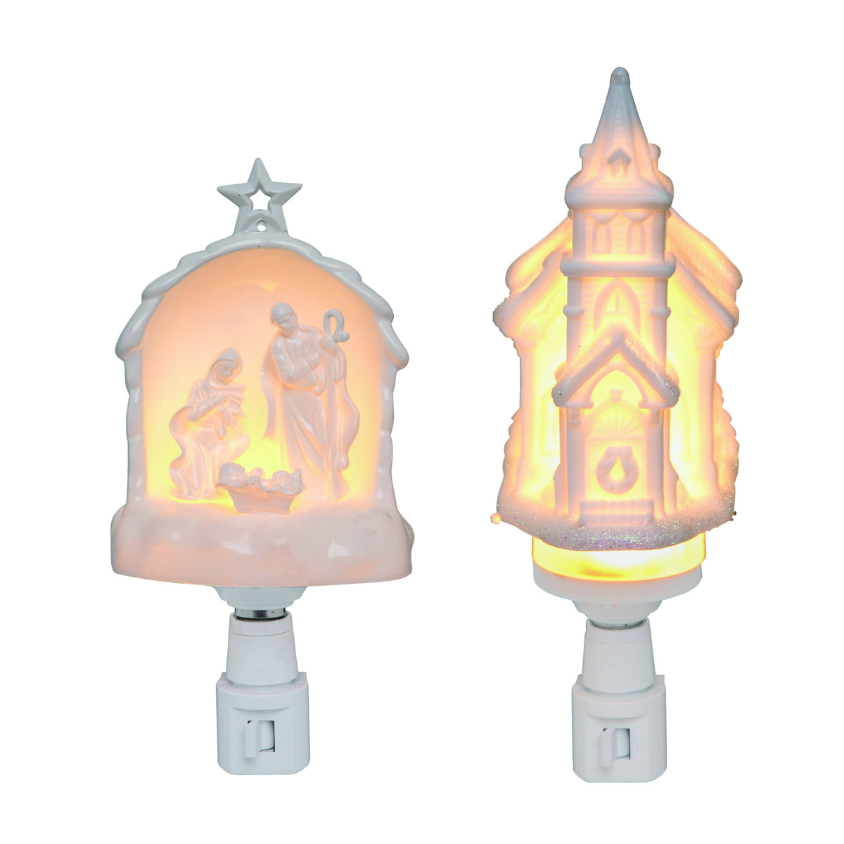 Plastic Light Up Religious Night Light 2 Asst – Transpac Brands
