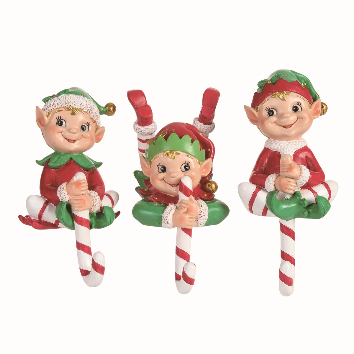 Res Happy Elf Stocking Holder 3 Asst – Transpac Brands