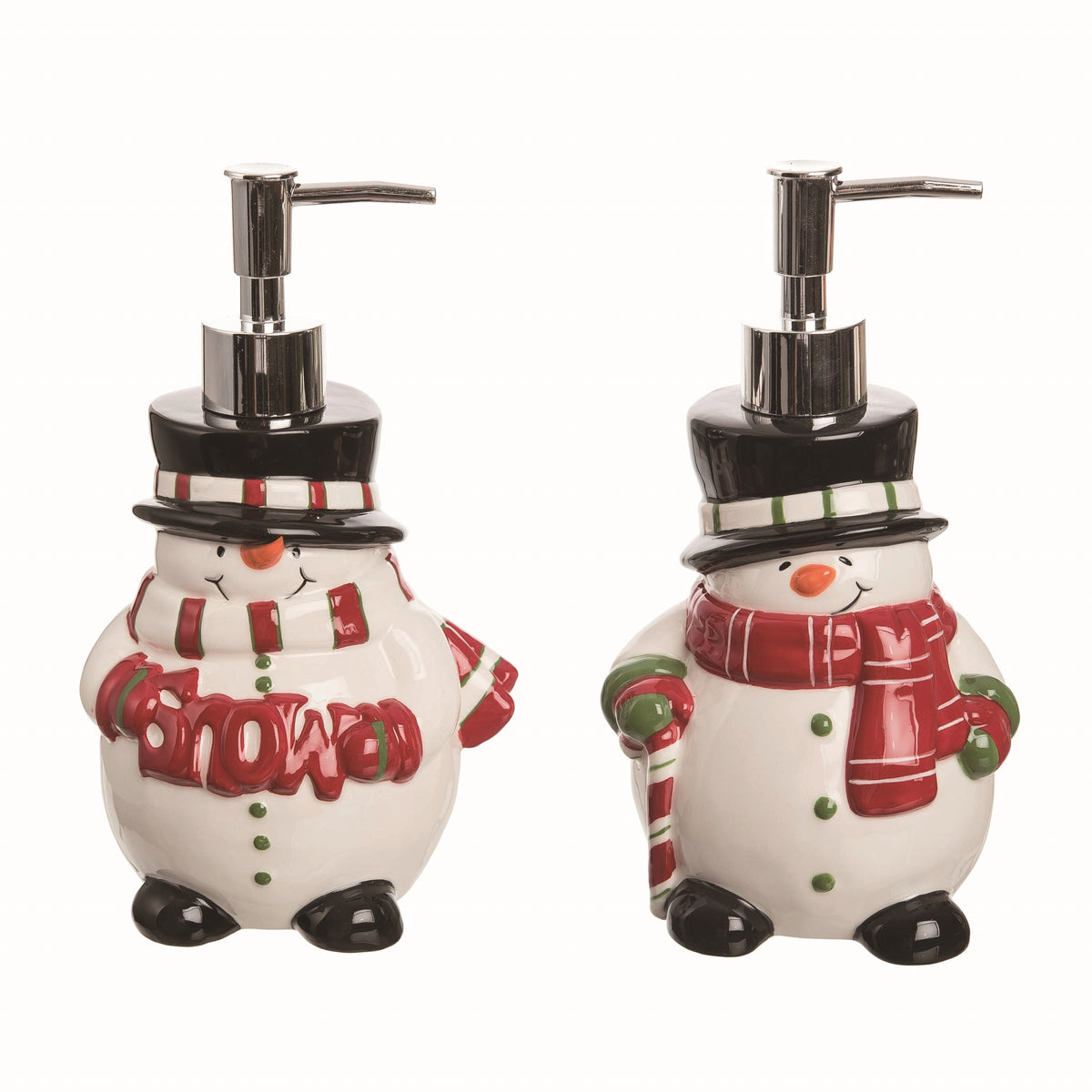 Dol Snowman Soap Dispenser 2 Asst – Transpac Brands