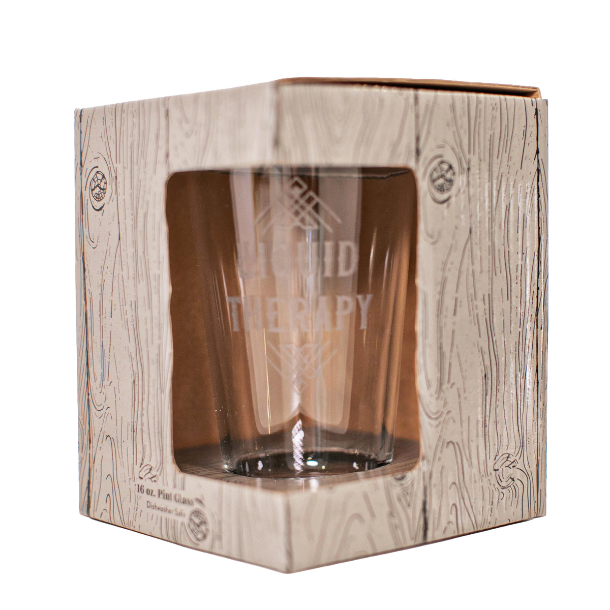 Etched Pint Glass - Liquid Therapy – Transpac Brands